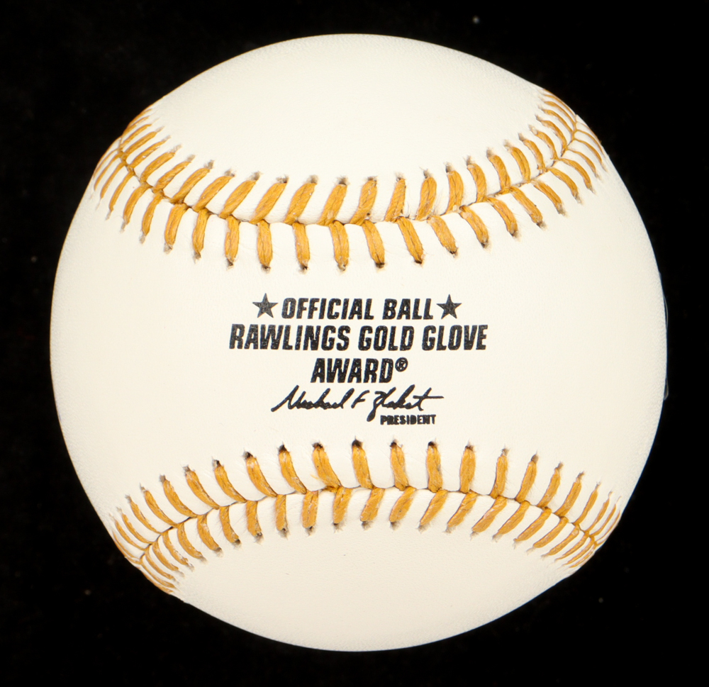 Nolan Arenado Signed Gold Glove Award Baseball (Playball Ink ...