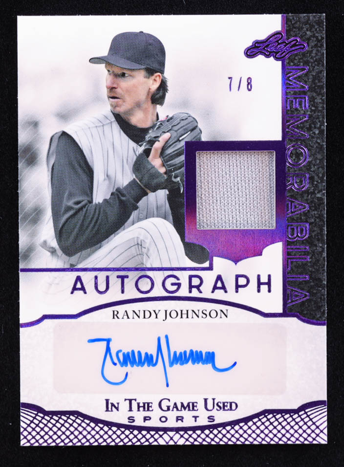 Randy Johnson 2024 ITG Used Sports Autograph Memorabilia Spectrum ...