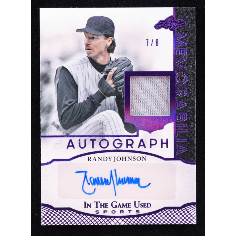 Randy Johnson 2024 ITG Used Sports Autograph Memorabilia Spectrum ...