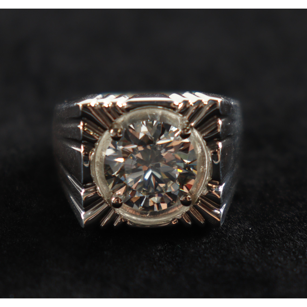 5.05 CTW Laboratory Grown Diamond Ring F, SI1 | Estimated Value $9,800 ...