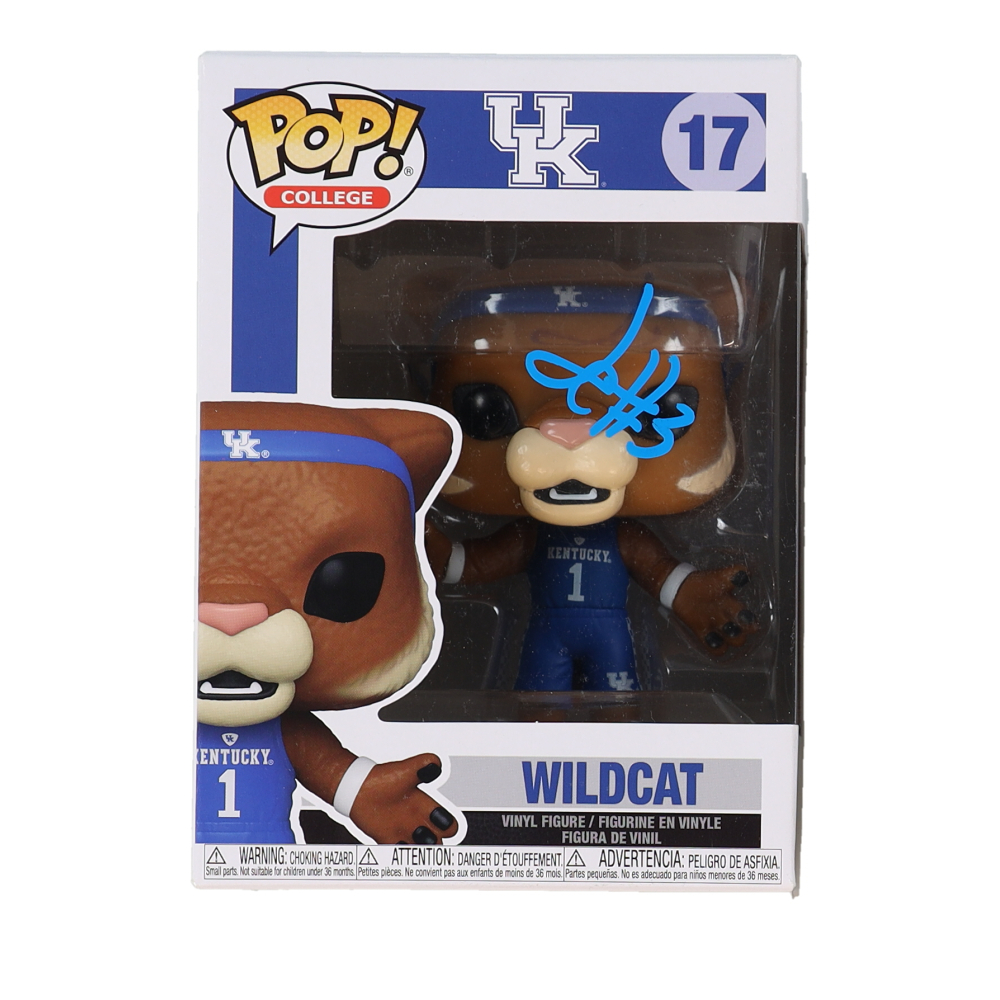 Justin Edwards Signed Kentucky Wildcats #17 Wildcat Funko Pop! Vinyl ...