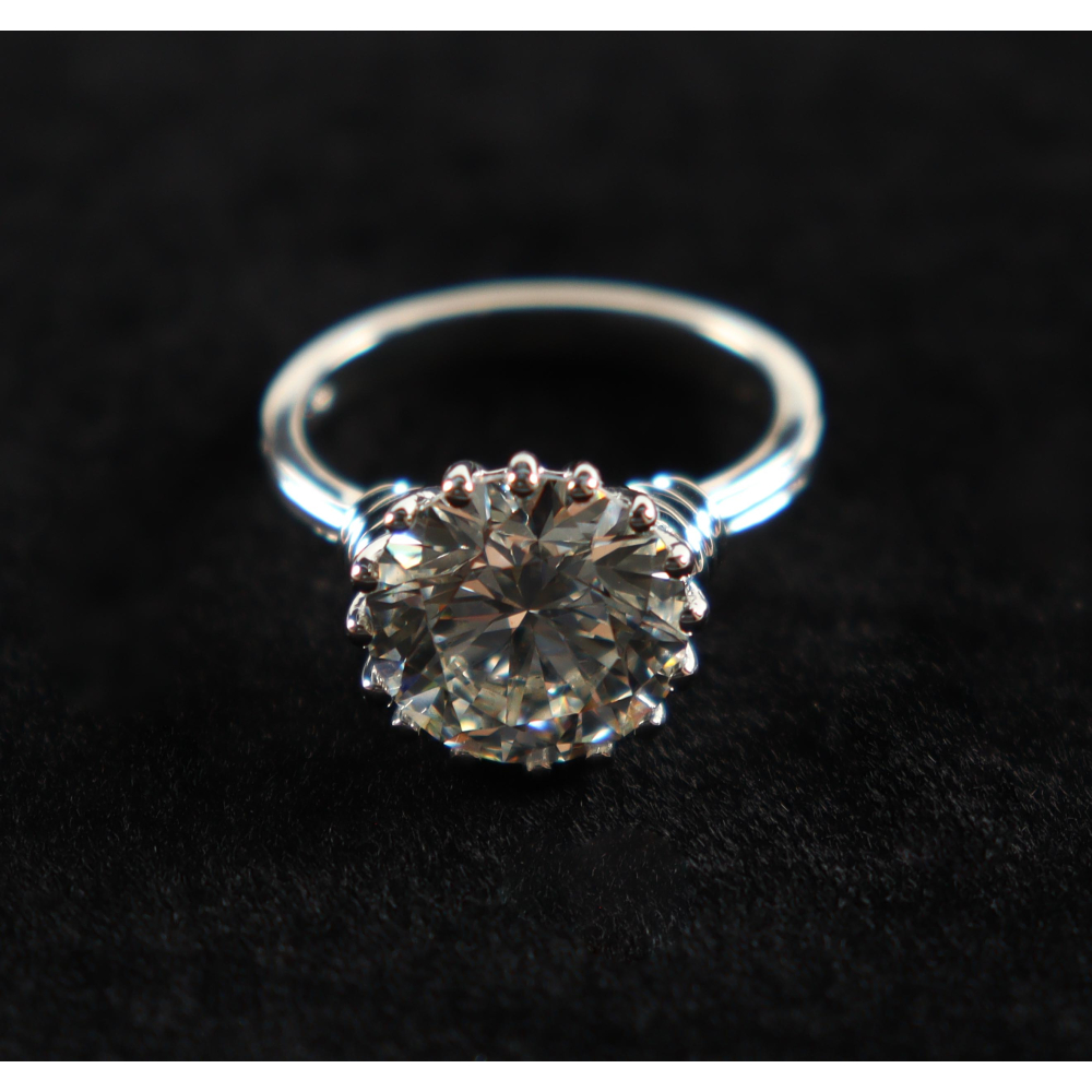 4.57 CTW Laboratory Grown Diamond Ring G, VS2 | Estimated Value $9,000 ...