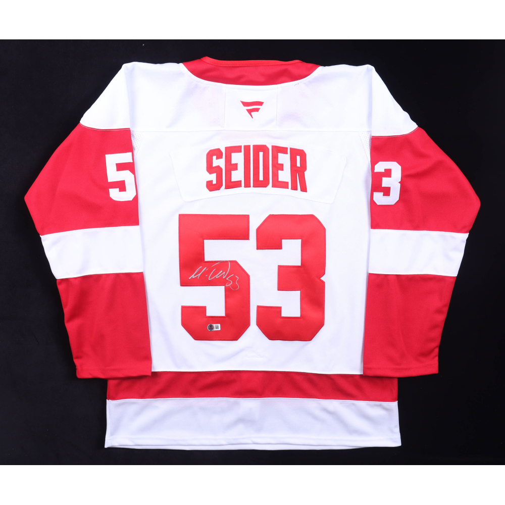 Moritz Seider Signed Jersey (Beckett) | Pristine Auction