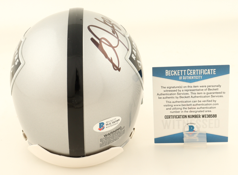Bo Jackson Signed Raiders Mini Helmet (Beckett) | Pristine Auction