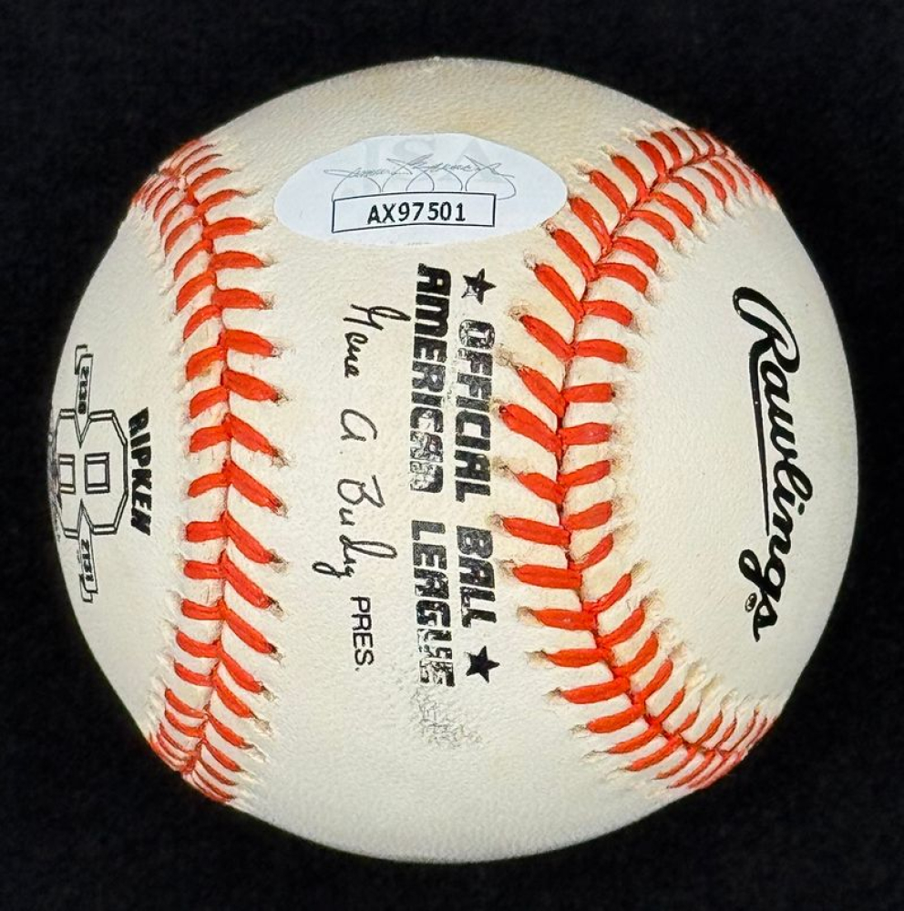 Cal Ripken Jr. Signed OAL Commemorative Logo Baseball (JSA) | Pristine ...