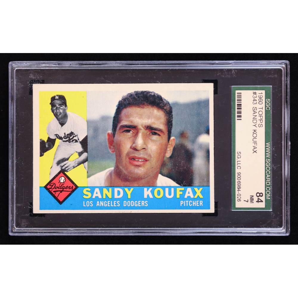Sandy Koufax 1960 Topps #343 (SGC 7) | Pristine Auction