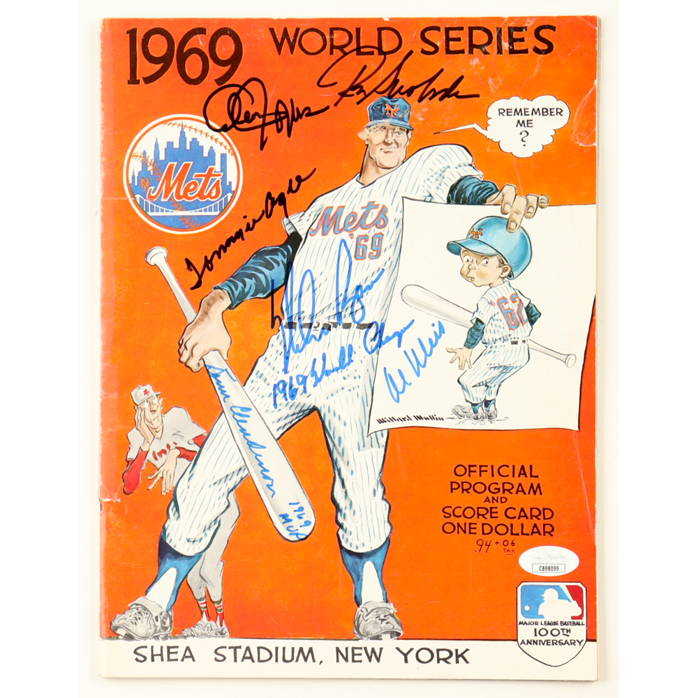 1969 Mets World Series Official She Stadium Souvenir Program ...