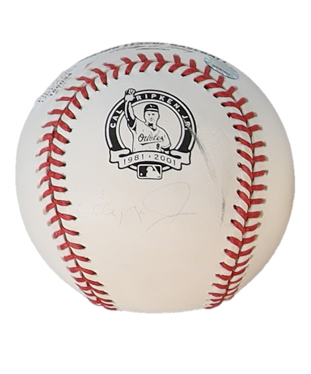 Cal Ripken Jr. Signed OML Ripken Logo Baseball (Steiner & MLB ...