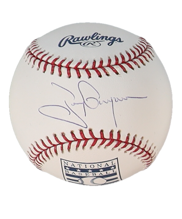 Tony Gwynn Signed OML Hall of Fame Logo Baseball (Ironclad) | Pristine ...