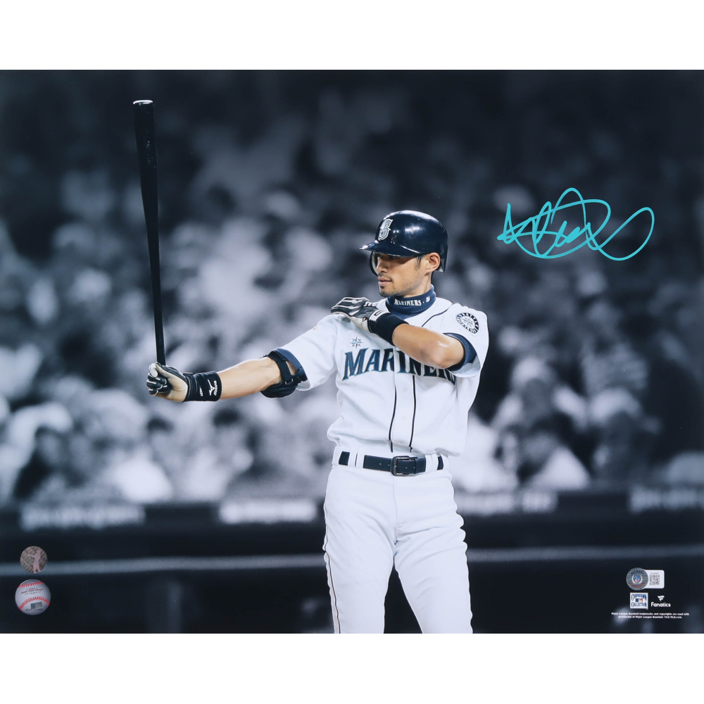 Ichiro Suzuki Signed Mariners 16x20 Photo (Beckett & Suzuki) | Pristine ...