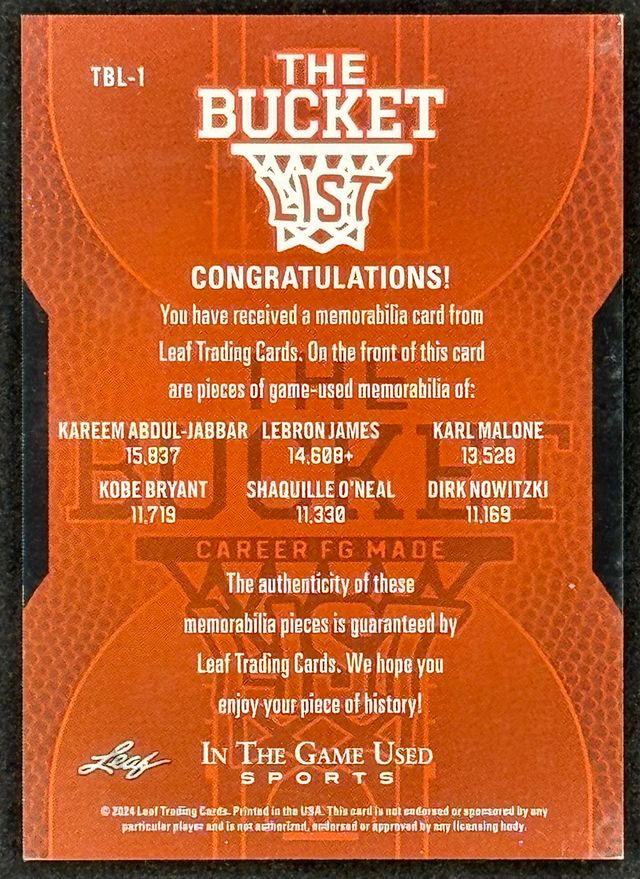 LeBron James / Kobe Bryant / Kareem Abdul-Jabbar / Shaquille O'Neal ...