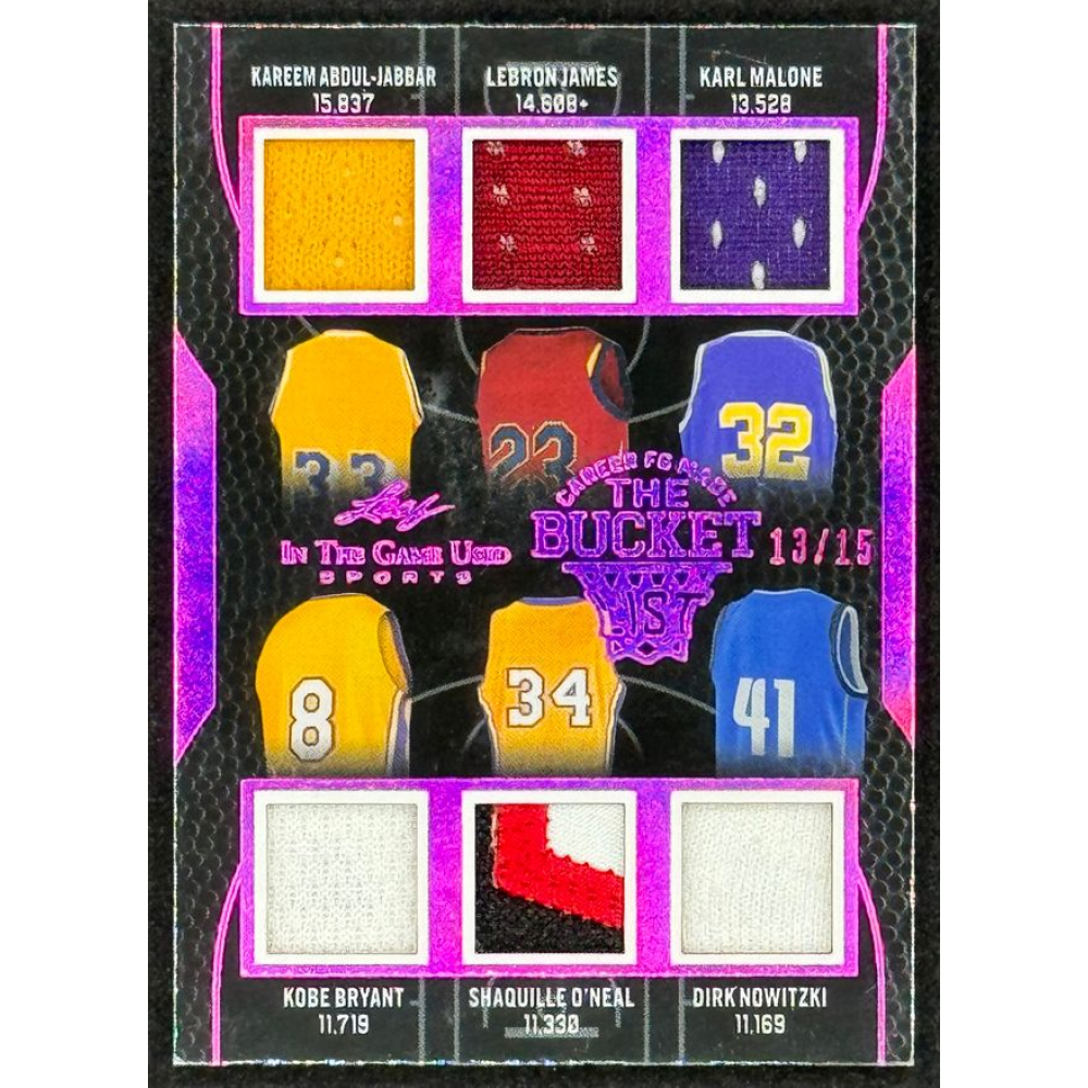 LeBron James / Kobe Bryant / Kareem Abdul-Jabbar / Shaquille O'Neal ...