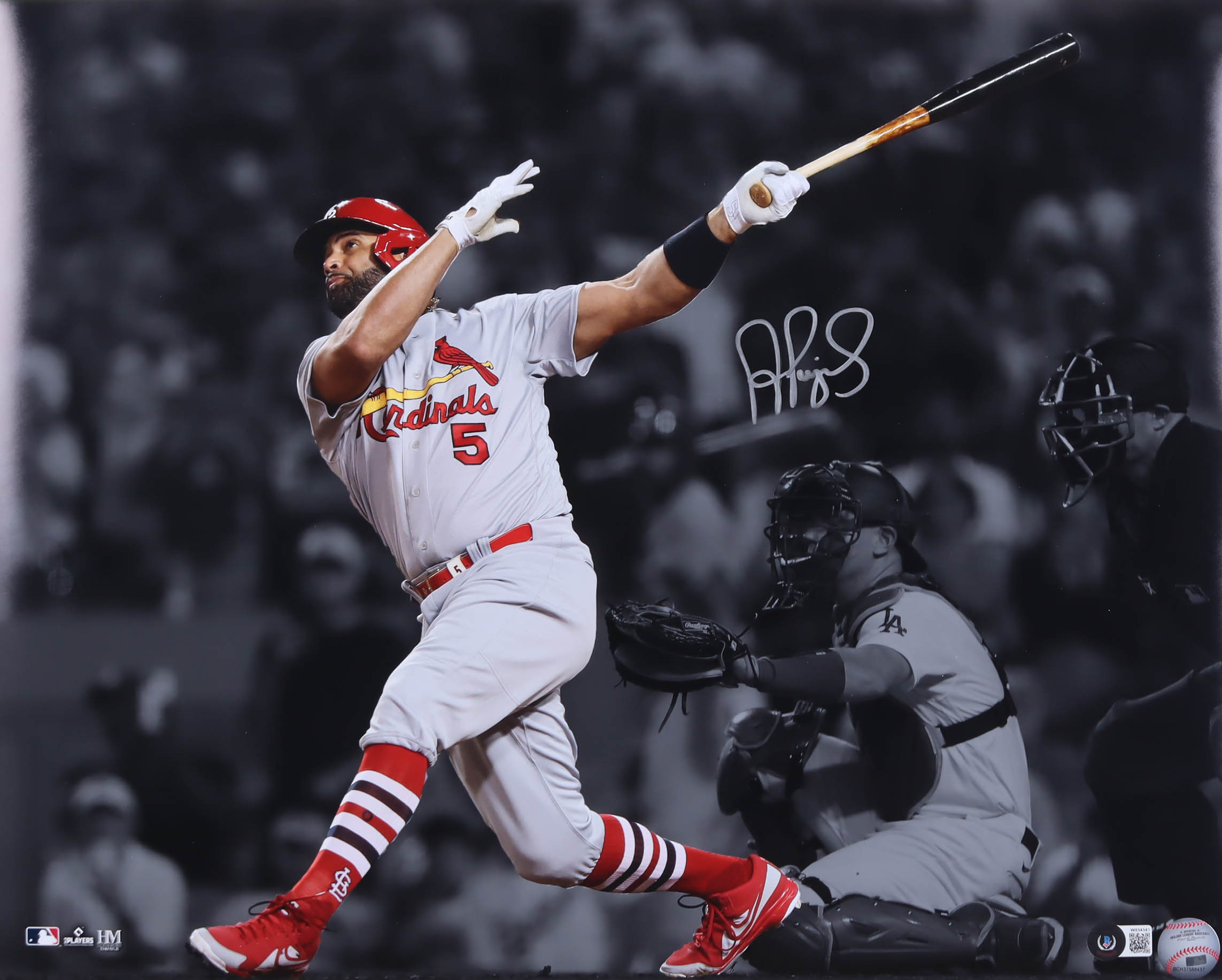 Albert Pujols Signed Cardinals 16x20 Photo (Beckett) | Pristine Auction