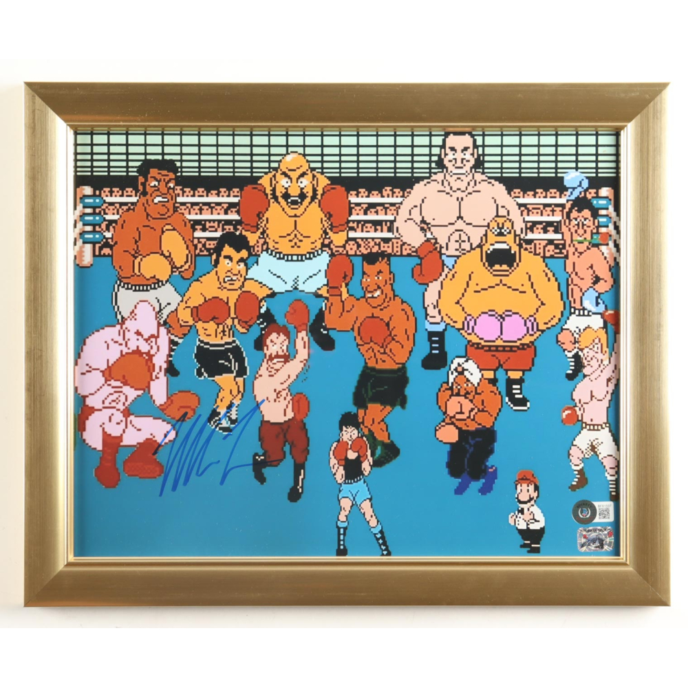 Mike Tyson Signed "Punch-Out!!" Custom Framed Photo Display (Beckett ...