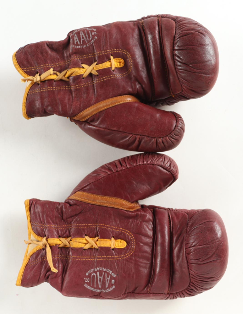 Mike Tyson Signed Pair of Vintage Wilson Boxing Gloves (Tyson ...