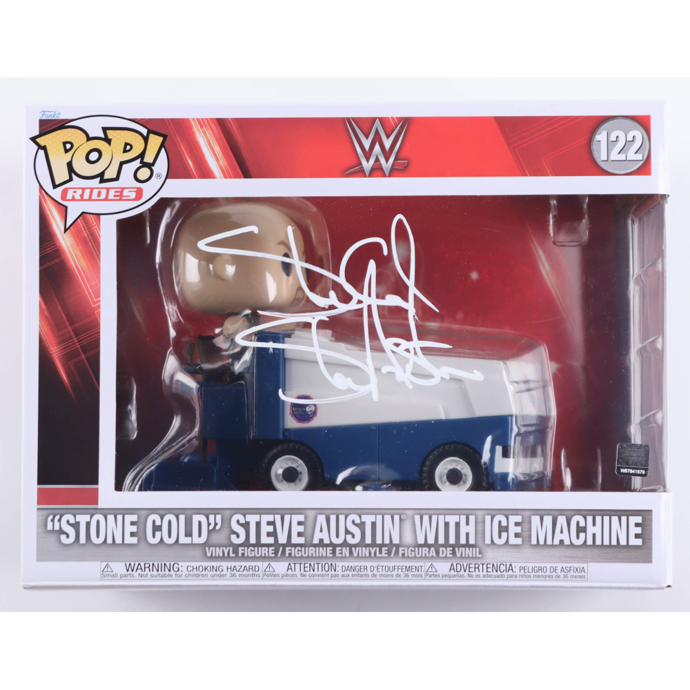Stone Cold Steve Austin Signed WWE #122 "Stone Cold" Steve Austin with ...