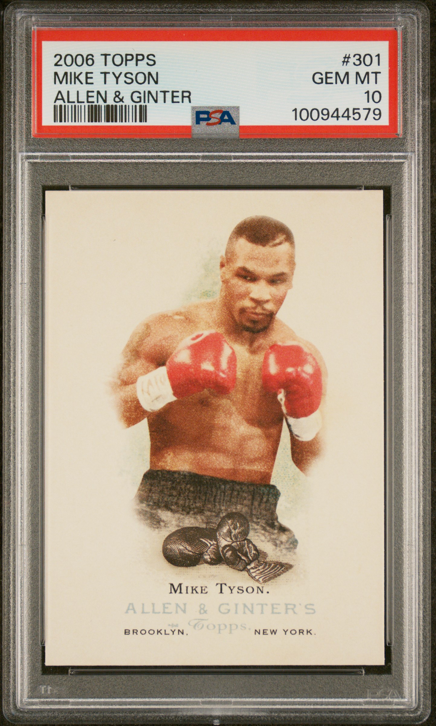 Mike Tyson 2006 Topps Allen and Ginter #301 (PSA 10) | Pristine Auction