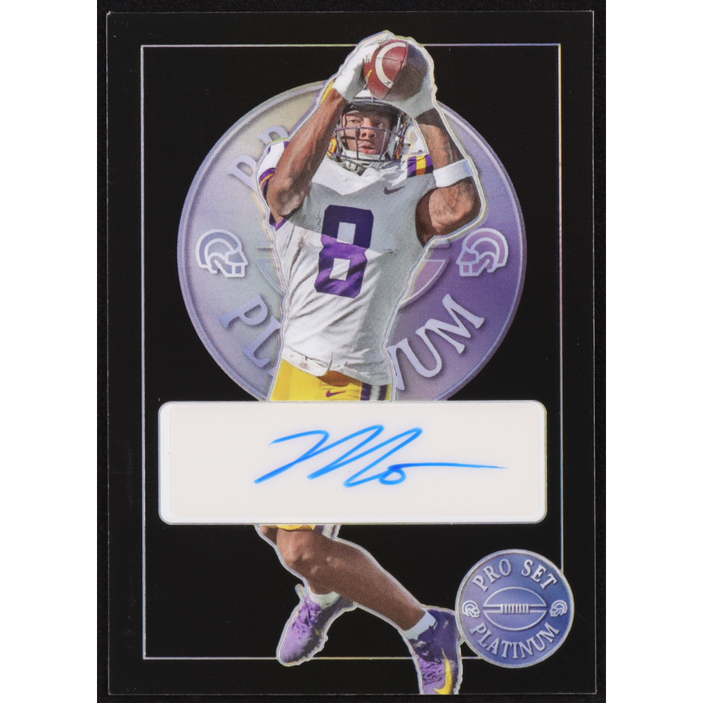 Malik Nabers 2024 Pro Set Platinum Autographs Prismatic Black #PLMN2 RC ...