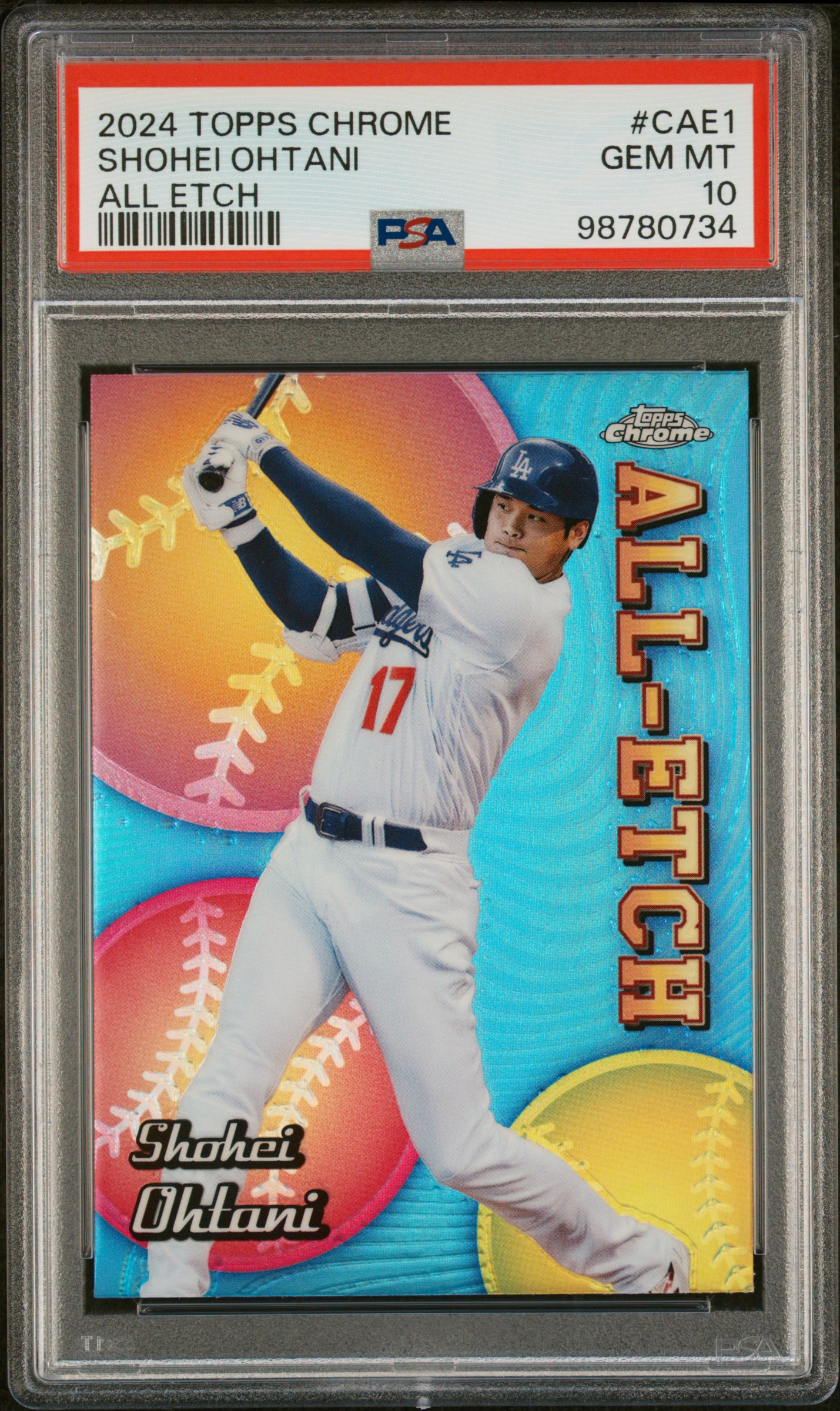 Shohei Ohtani 2024 Topps Chrome All Etch #CAE1 (PSA 10) | Pristine Auction