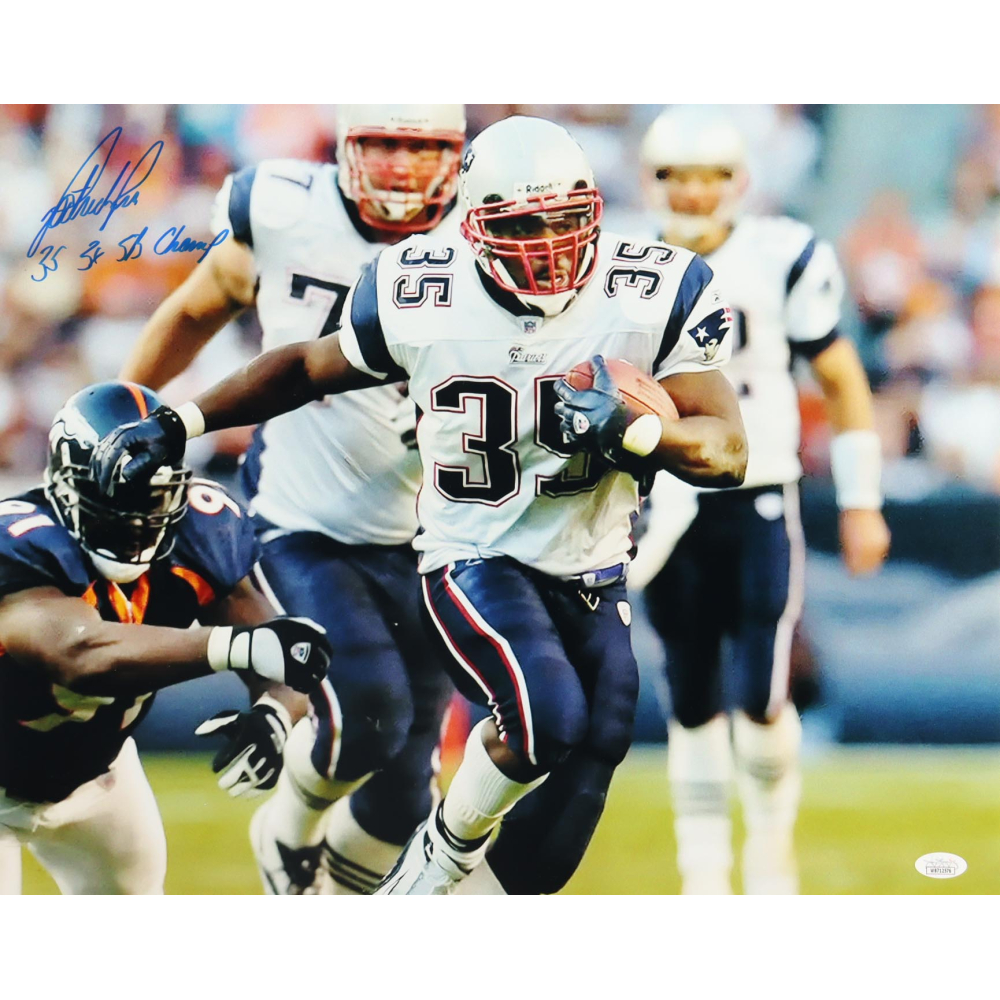 Patrick Pass Signed Patriots 16x20 Photo Inscribed "3x SB Champ" (JSA ...