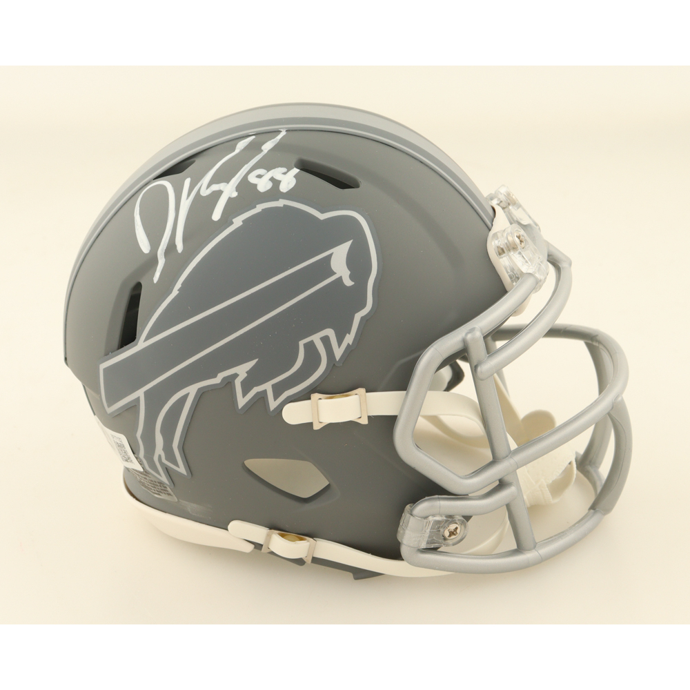 Dawson Knox Signed Bills Slate Alternate Speed Mini Helmet (Beckett ...