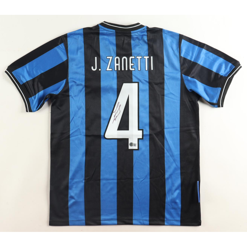 Javier Zanetti Signed Inter Milan Nike Authentic Jersey (Beckett) | Pristine Auction