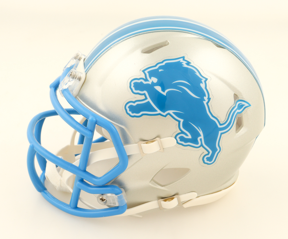 Amon-Ra St. Brown Signed Lions Speed Mini Helmet (PSA) | Pristine Auction