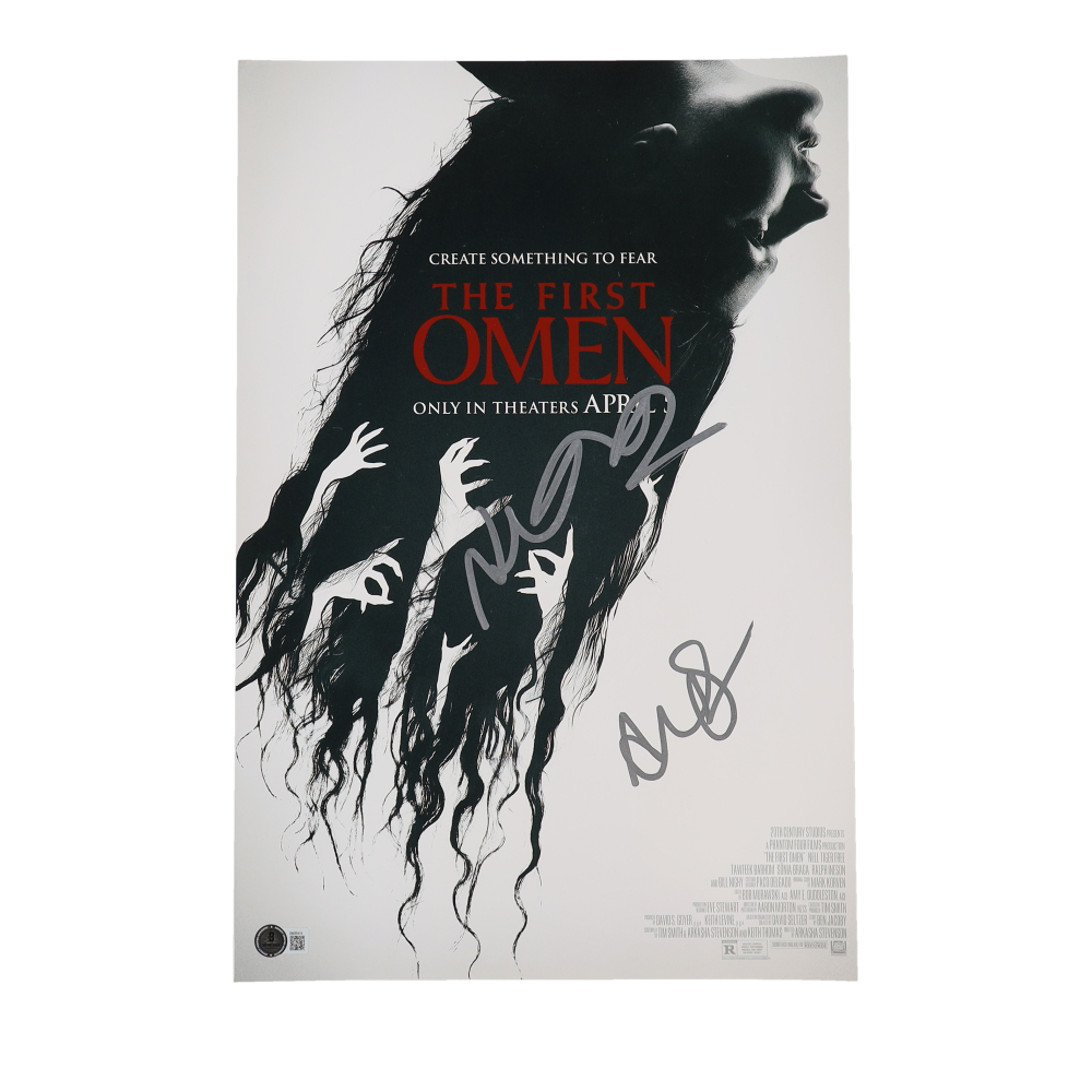 Arkasha Stevenson & Nell Tiger Free Signed "The First Omen" 12x18 Photo ...