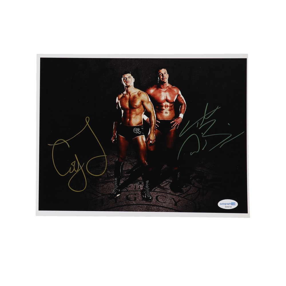 Cody Rhodes & Ted DiBiase Jr. Signed WWE 8x10 Photo (AutographCOA ...