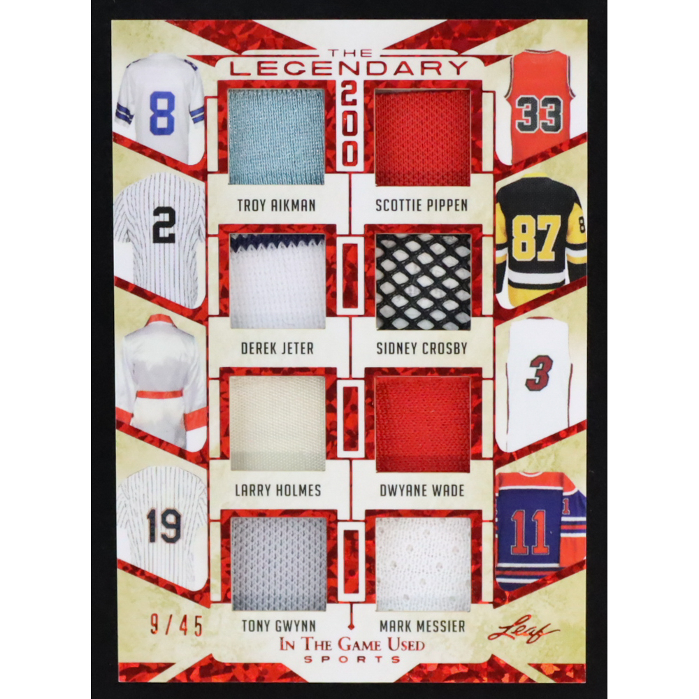 2022 ITG Used Sports The Legendary 200 Red Pattern #L01 #9/45 Troy ...