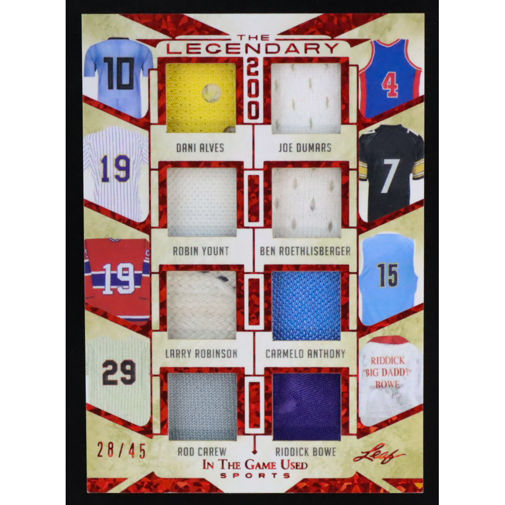 2022 ITG Used Sports The Legendary 200 Red Pattern #L02 #28/45 Dani ...
