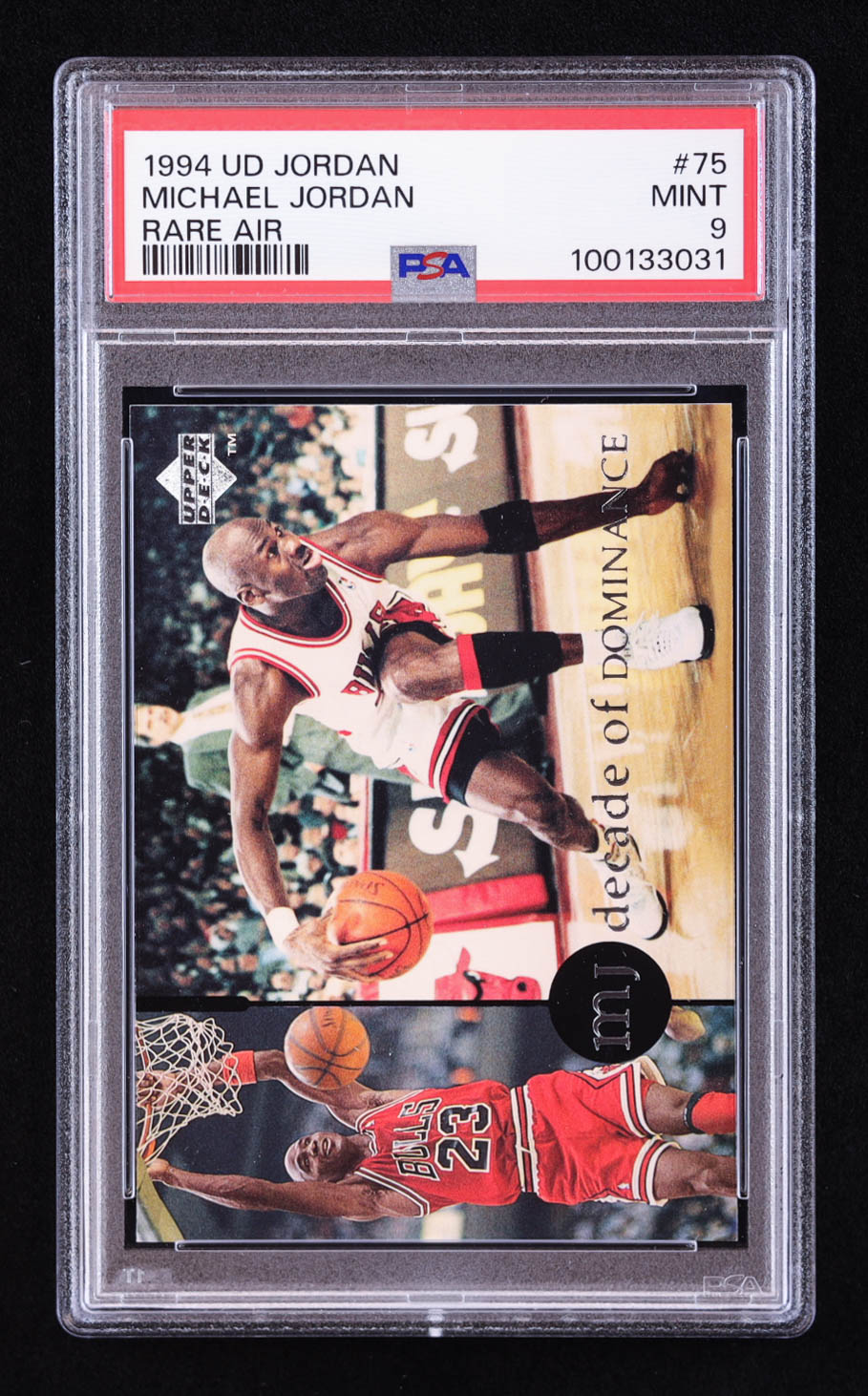 Michael Jordan 1994 Upper Deck Jordan Rare Air #75 (PSA 9) | Pristine ...