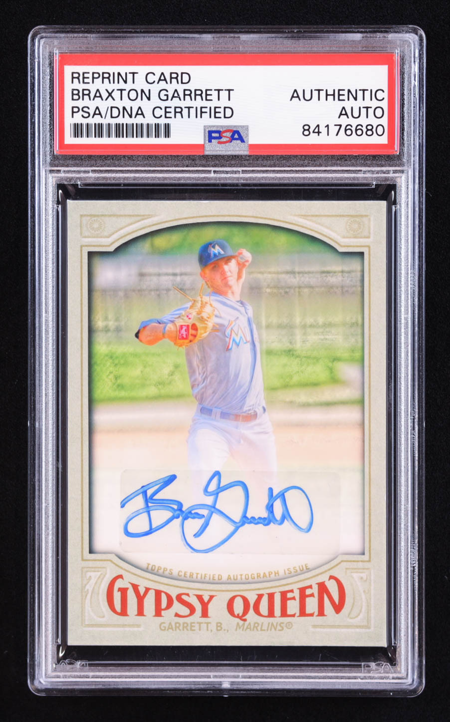 Braxton Garrett Signed Reprint Card (PSA) | Pristine Auction