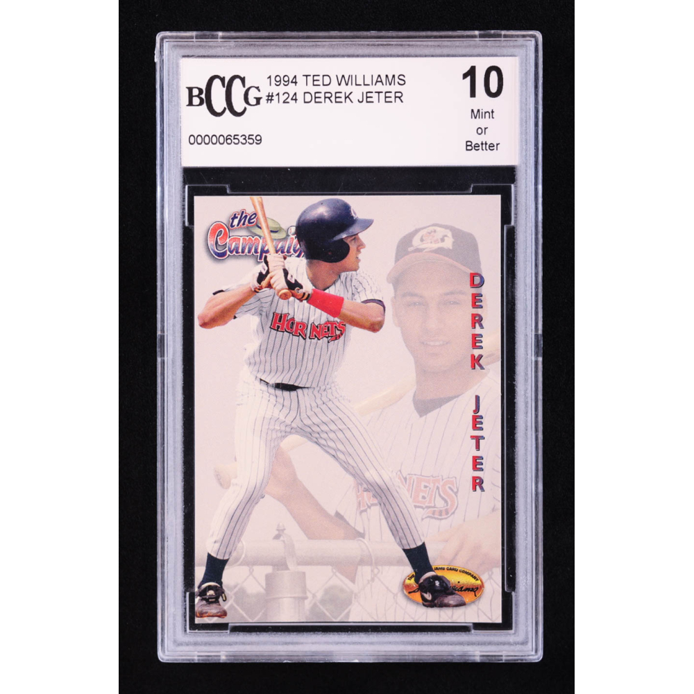 Derek Jeter 1994 Ted Williams #124 RC (BCCG 10) | Pristine Auction