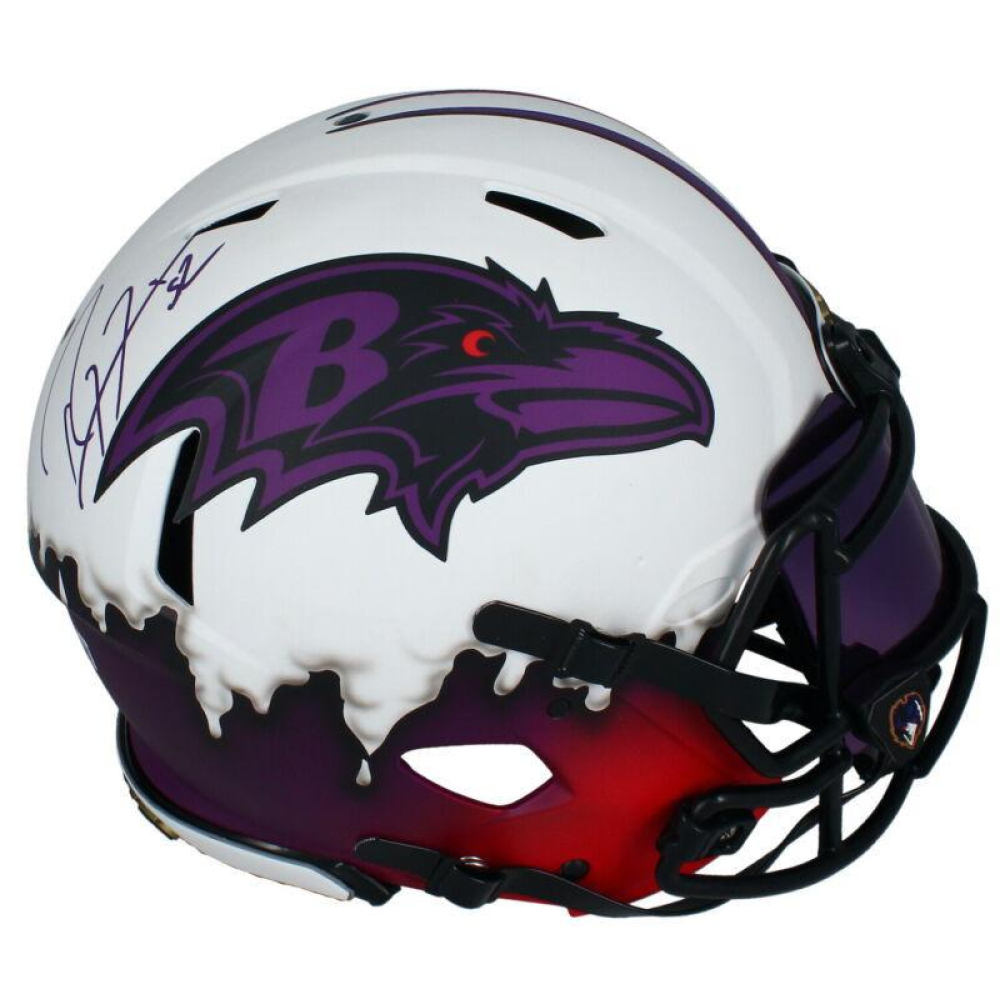 Ray Lewis Signed Ravens Full-Size Authentic On-Field Lunar Eclipse ...