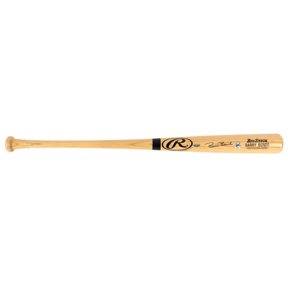 Barry Bonds Signed Rawlings Big Stick Player Model Baseball Bat ...