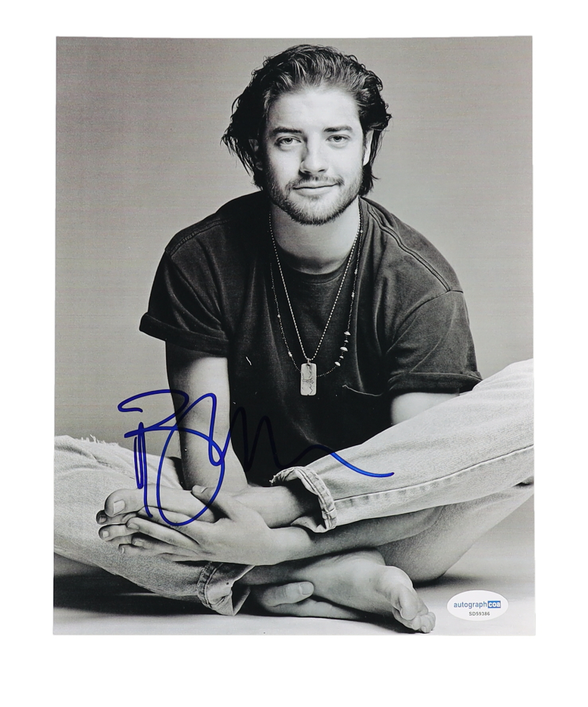 Brendan Fraser Signed 8x10 Photo (AutographCOA) | Pristine Auction