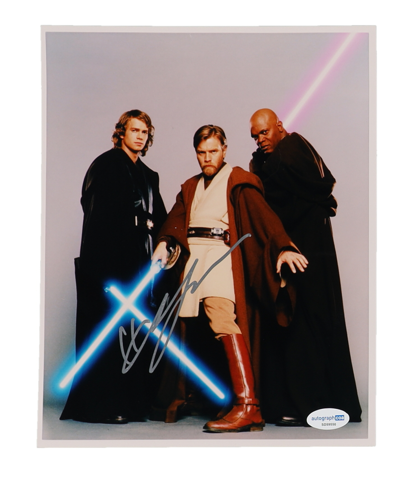 Hayden Christensen Signed "Star Wars" 8x10 Photo (AutographCOA ...