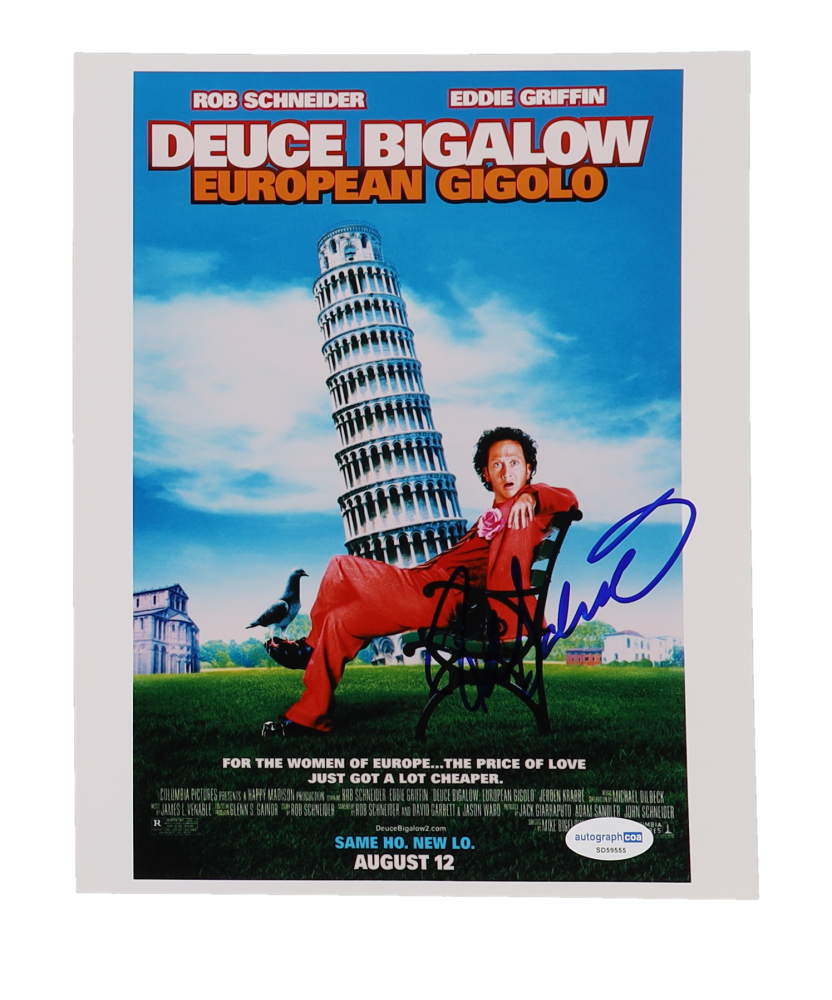 Rob Schneider Signed "Deuce Bigalow: European Gigolo" 8x10 Photo ...