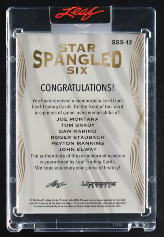 2024 Leaf Ultimate Sports Star Spangled Six Spectrum Bronze #SSS12 Joe ...