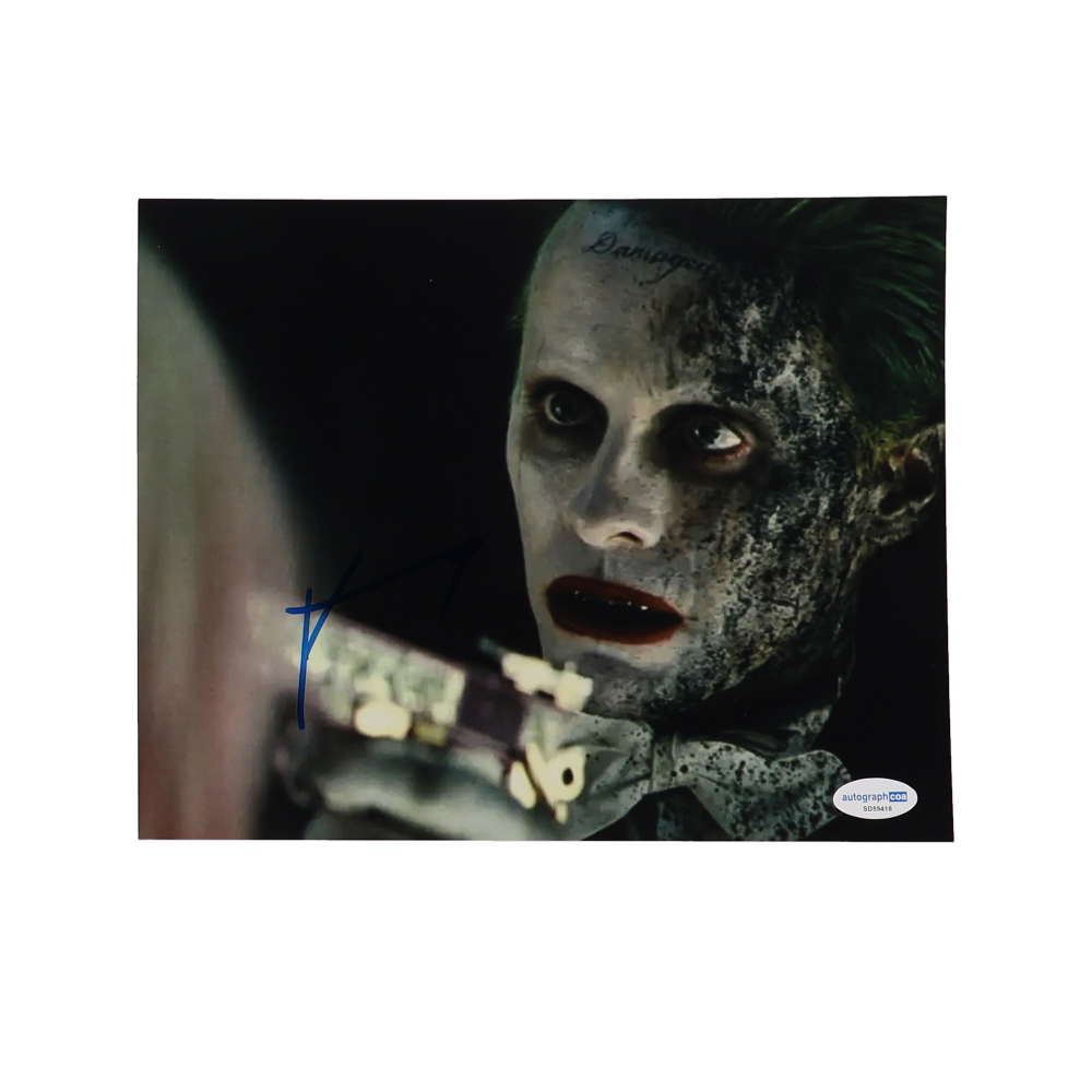 Jared Leto Signed "Suicide Squad" 8x10 Photo (AutographCOA) | Pristine ...