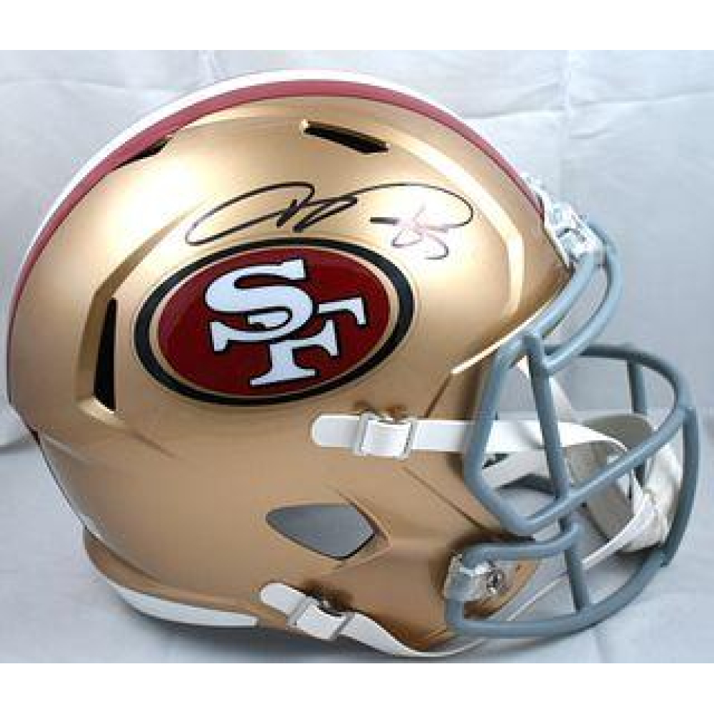 Vernon Davis Signed 49ers Full-Size Speed Helmet (Beckett) | Pristine ...