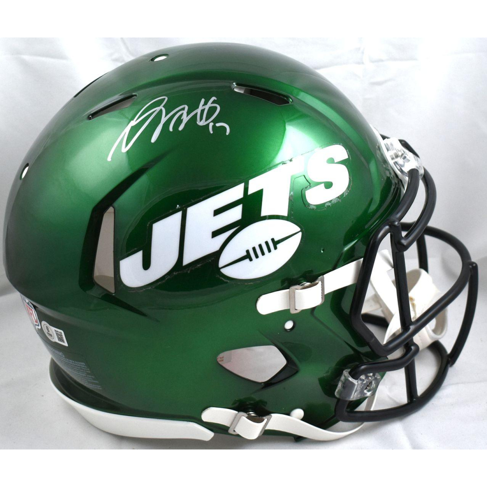 Davante Adams Signed Jets Full-Size Authentic On-Field Speed Helmet ...
