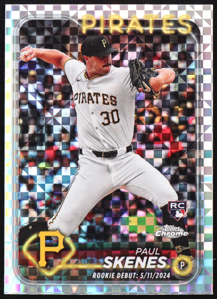 Paul Skenes 2024 Topps Chrome Rookie Debut Xfractor #USC27 RC ...