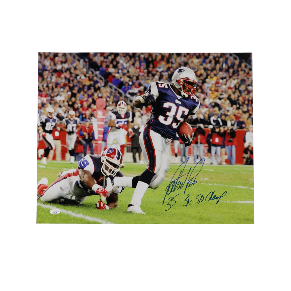 Patrick Pass Signed Patriots 16x20 Photo Inscribed "3x SB Champ" (JSA ...