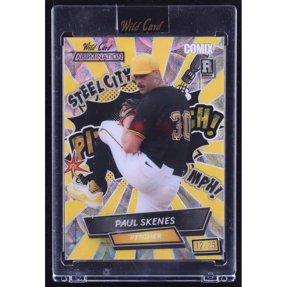 Paul Skenes 2024 Wild Card Alumination Comix Pittsburgh! Scope #ACBPPS3 ...