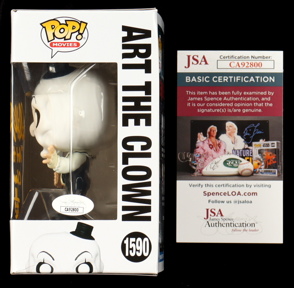 David Howard Thornton Signed "Terrifier" #1590 Art The Clown Funko Pop ...