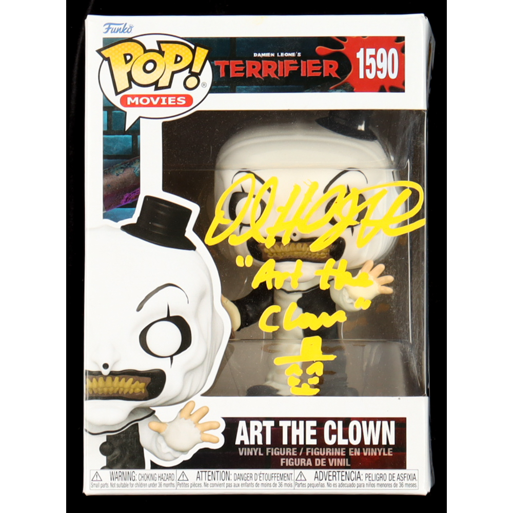 David Howard Thornton Signed "Terrifier" #1590 Art The Clown Funko Pop ...