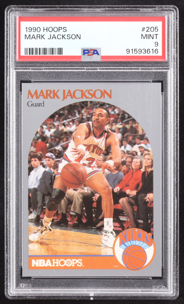Mark Jackson 1990-91 Hoops #205 (PSA 9) | Pristine Auction