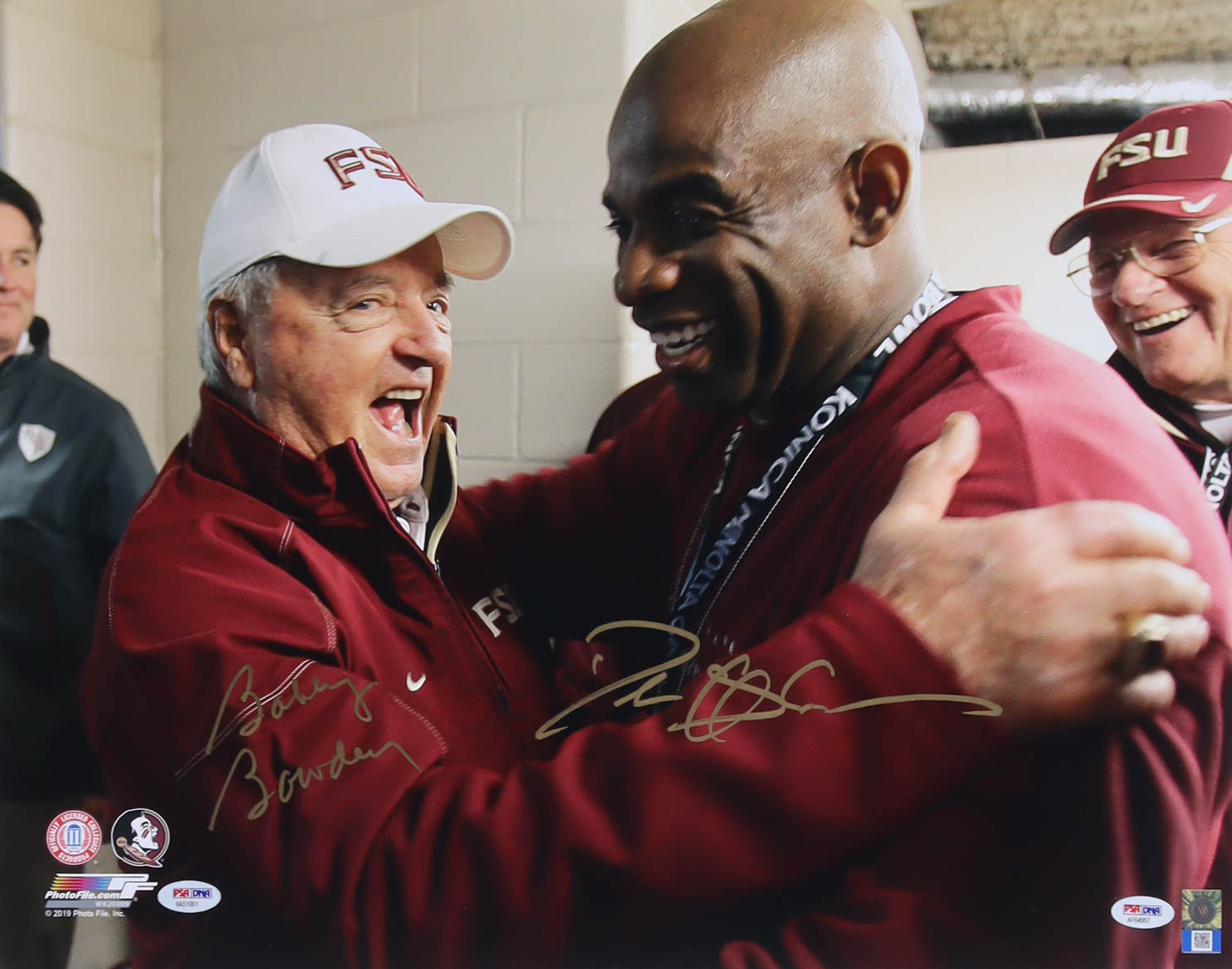 Bobby Bowden & Deion Sanders Signed Florida State Seminoles 16x20 Photo ...
